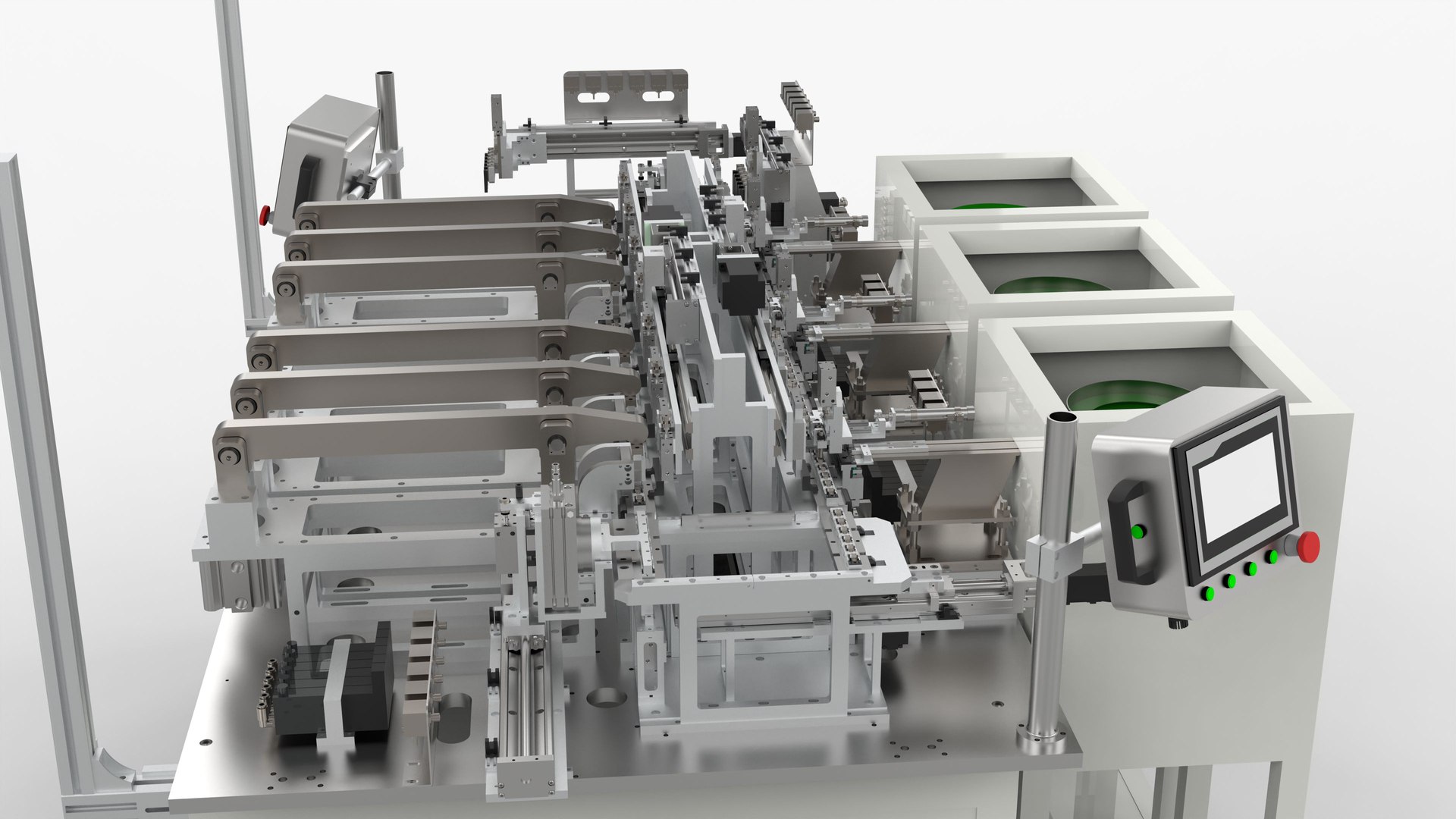 Automatic Electronic Connector NUT Assembly Riveting Machine 3D Model ...