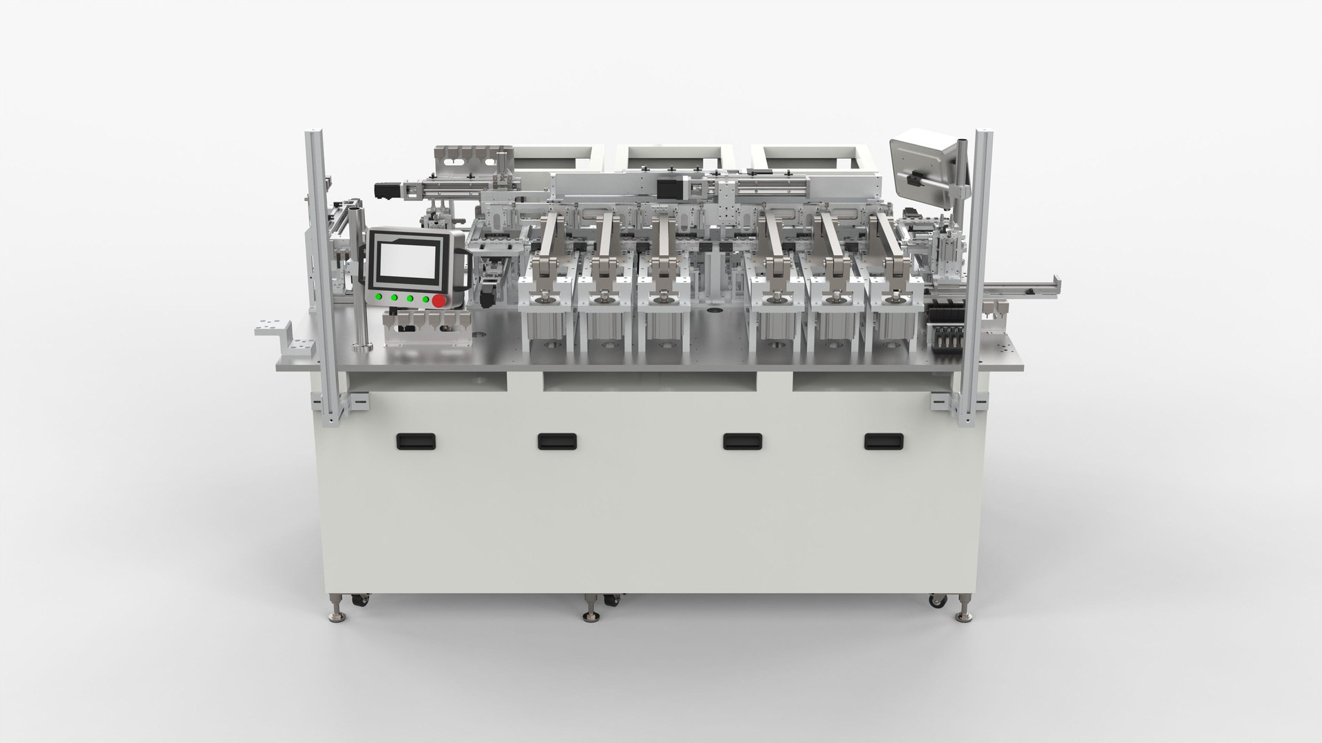 Automatic Electronic Connector NUT Assembly Riveting Machine 3D Model ...