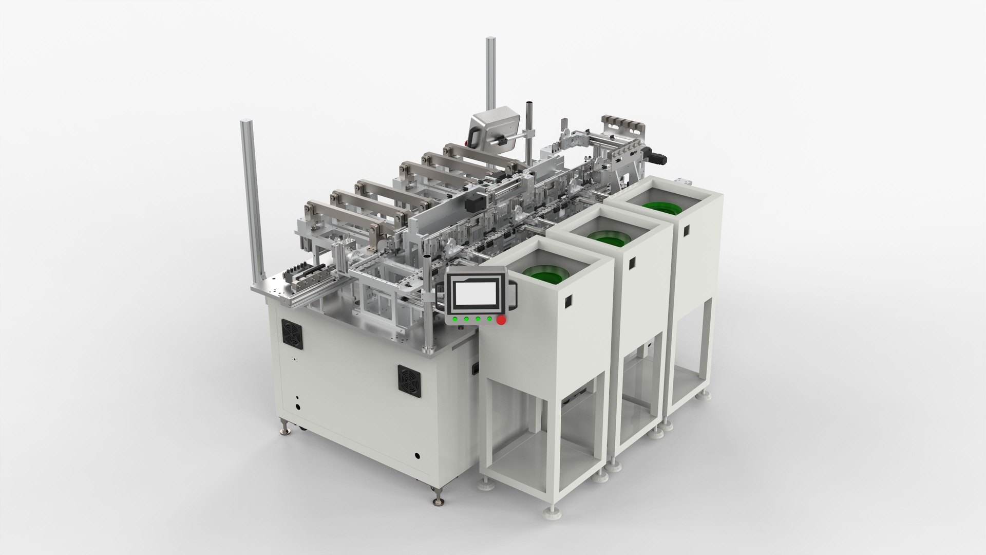 Automatic Electronic Connector NUT Assembly Riveting Machine 3D Model - TurboSquid 1972717