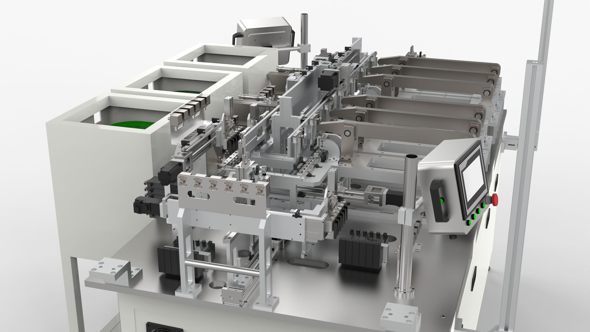 Automatic Electronic Connector NUT Assembly Riveting Machine 3D Model - TurboSquid 1972717