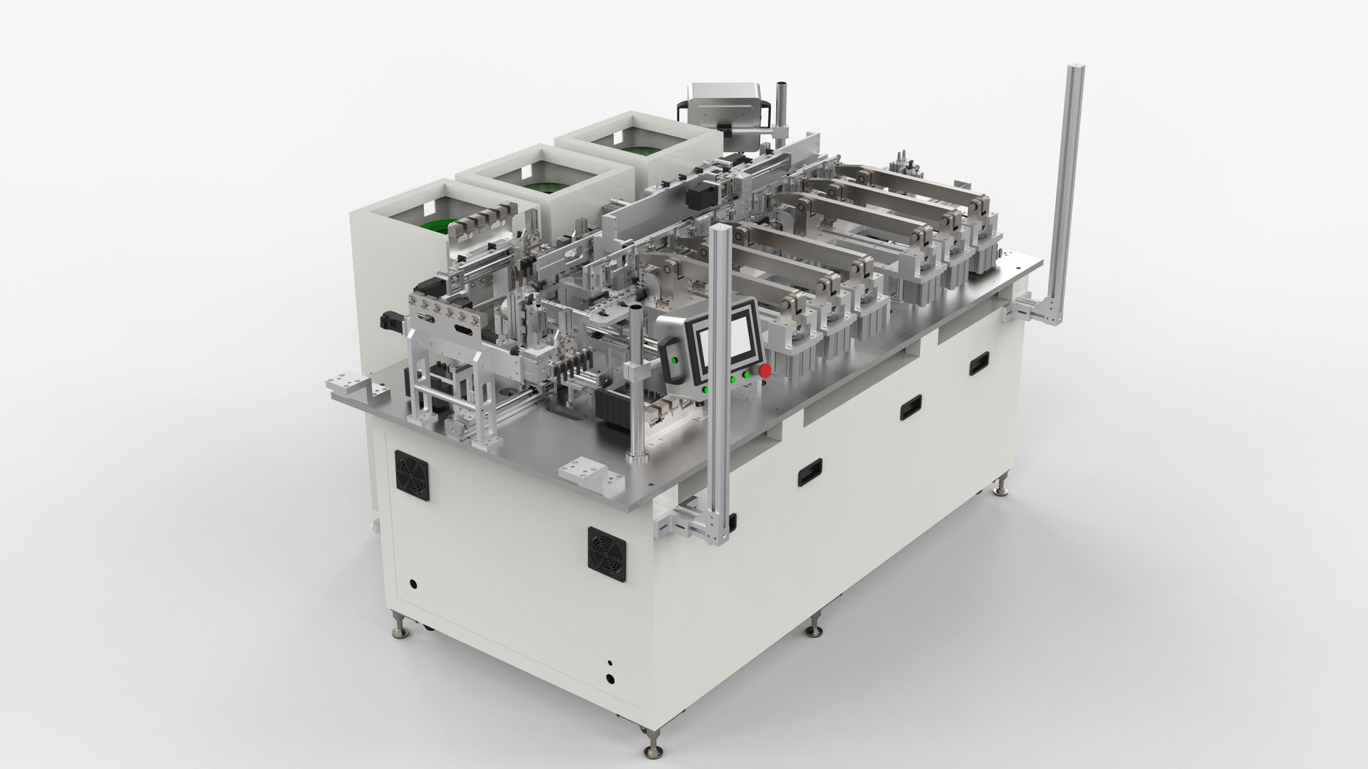 Automatic Electronic Connector NUT Assembly Riveting Machine 3D Model ...