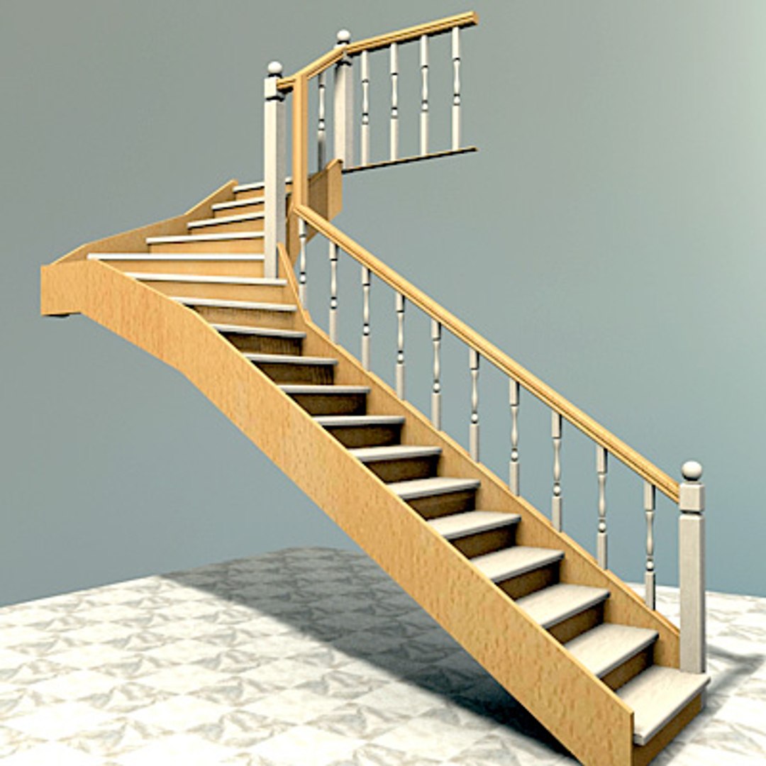 3d Interior Stairs Escaleras
