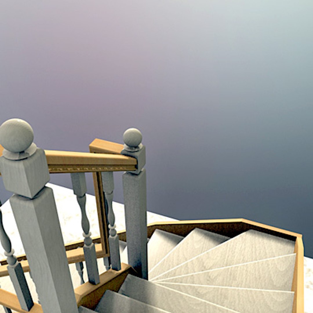 3d Interior Stairs Escaleras