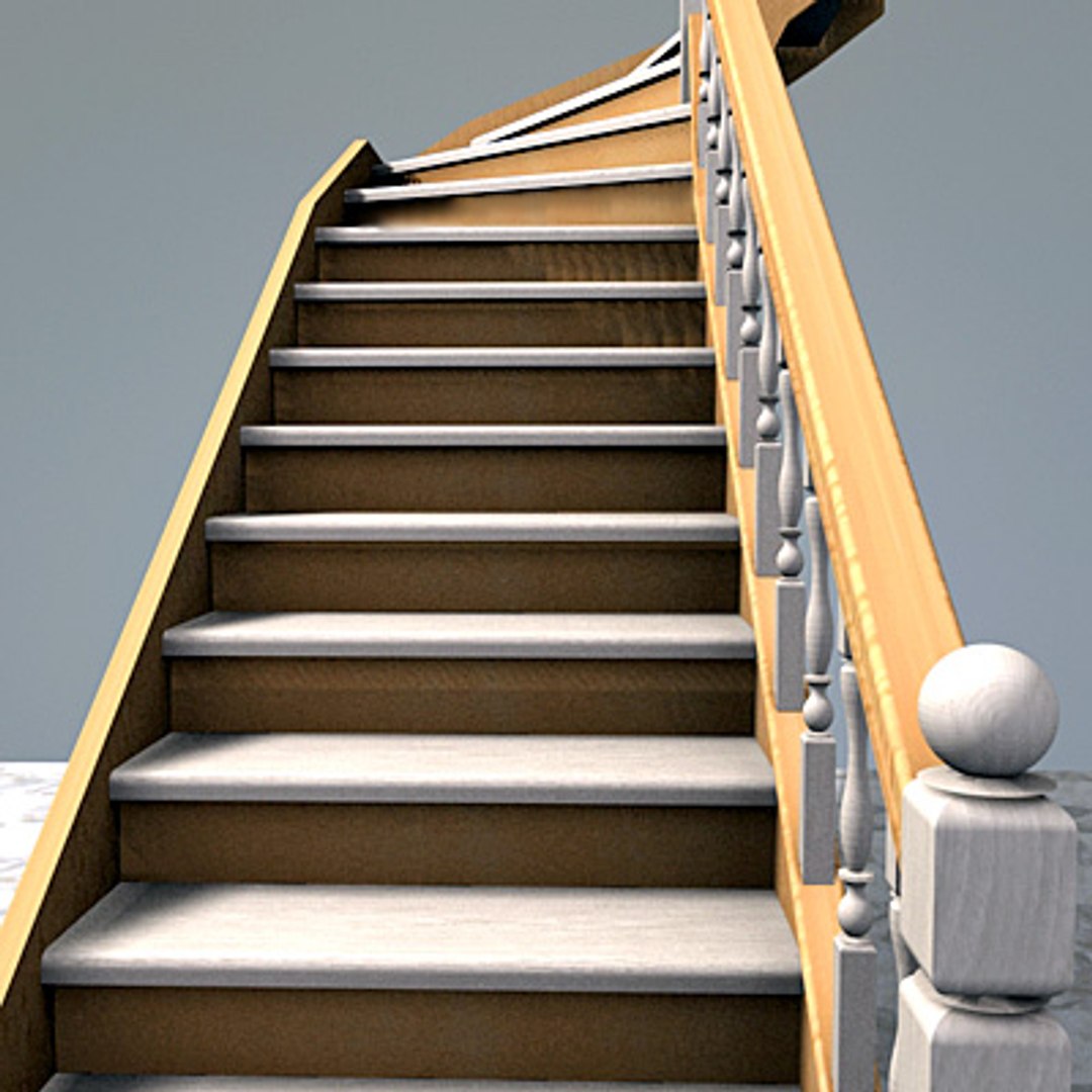 3d Interior Stairs Escaleras