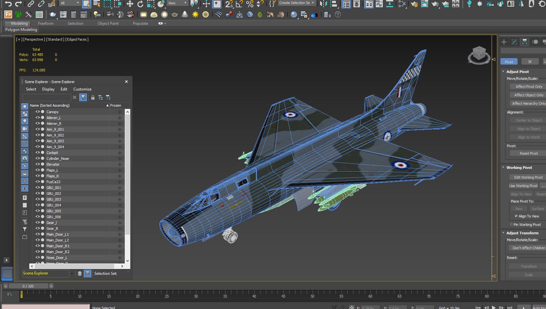 Commonwealth CA-23 Fighter 3D Model - TurboSquid 2183939