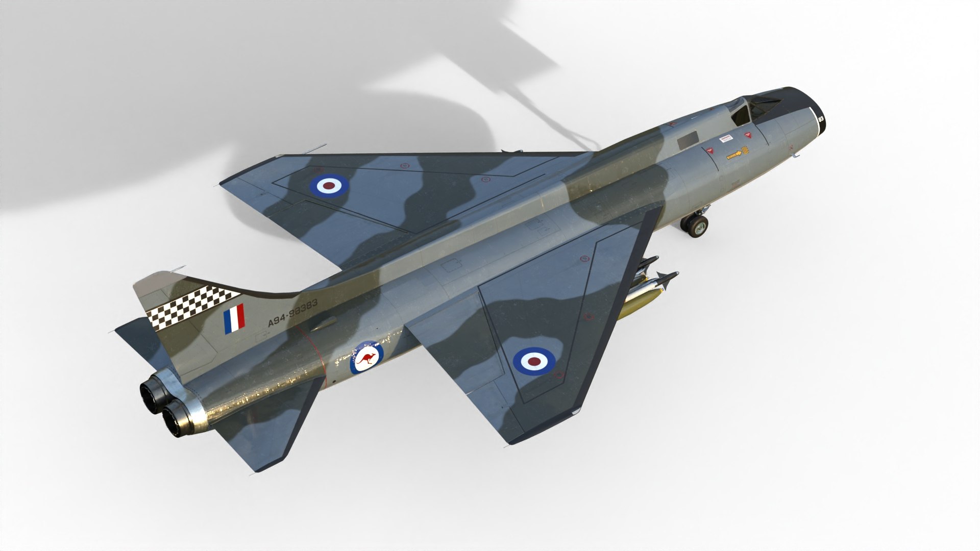 Commonwealth CA-23 Fighter 3D model - TurboSquid 2183939