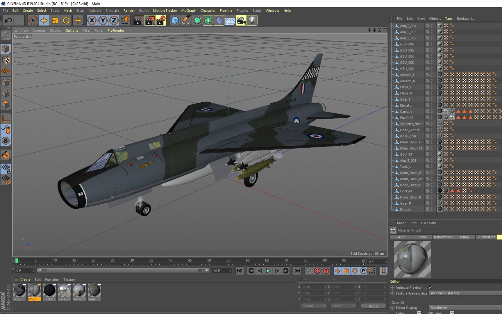 Commonwealth CA-23 Fighter 3D Model - TurboSquid 2183939