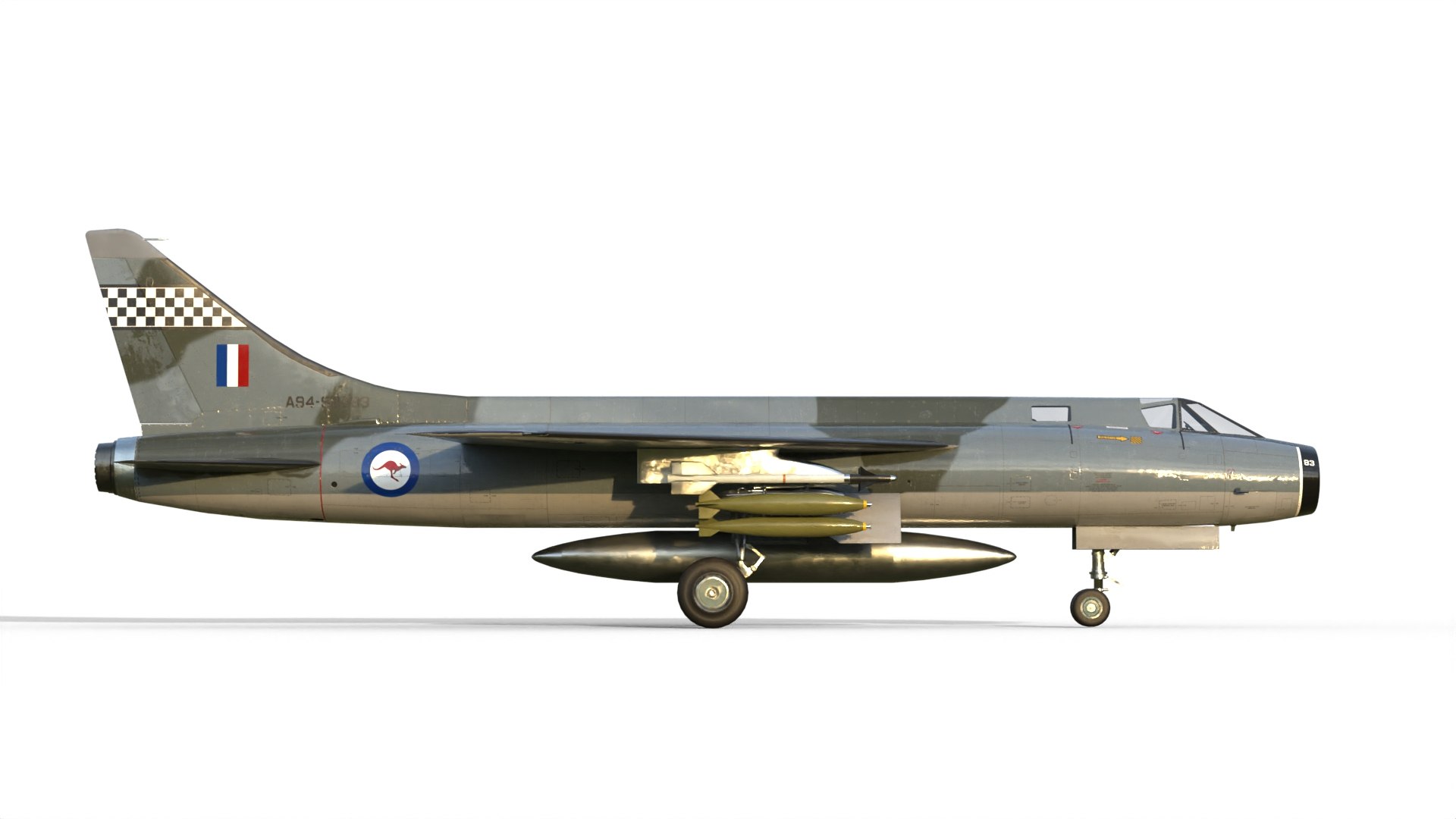 Commonwealth CA-23 Fighter 3D Model - TurboSquid 2183939