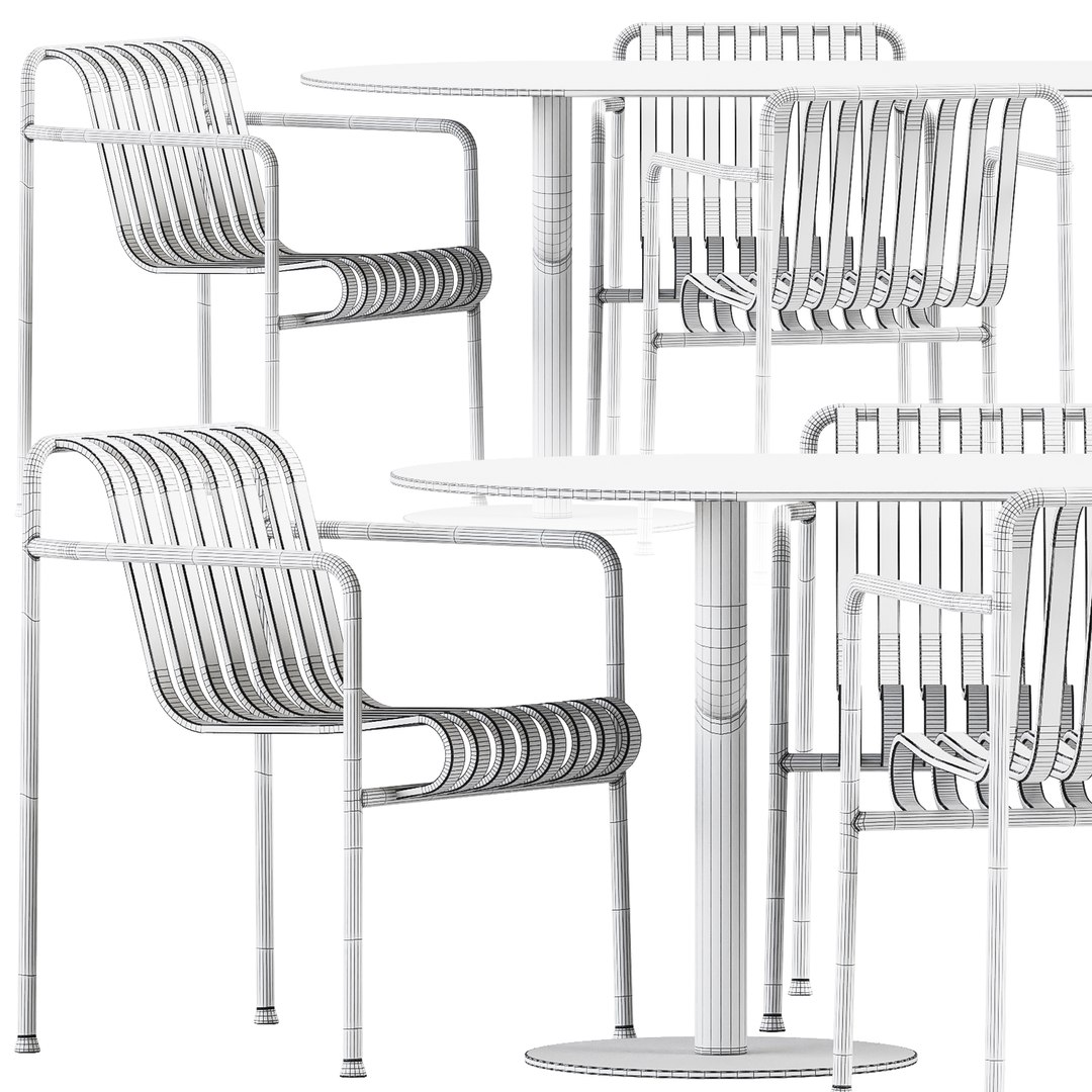 Piper Pedestal Pill Table By DesignByThem And Palissade Armchair By Hay ...