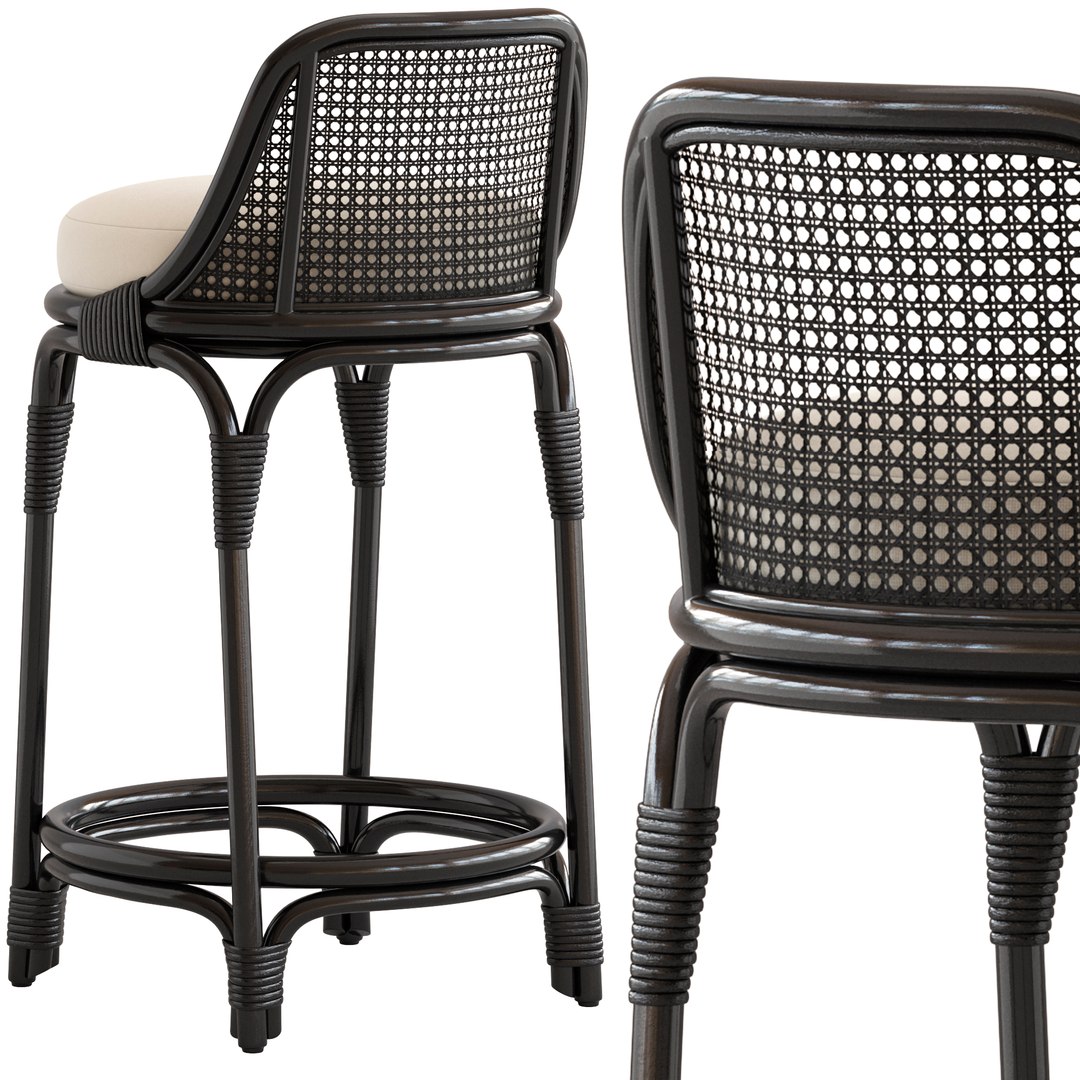 CB2 Coba Counter Stool model - TurboSquid 2163832