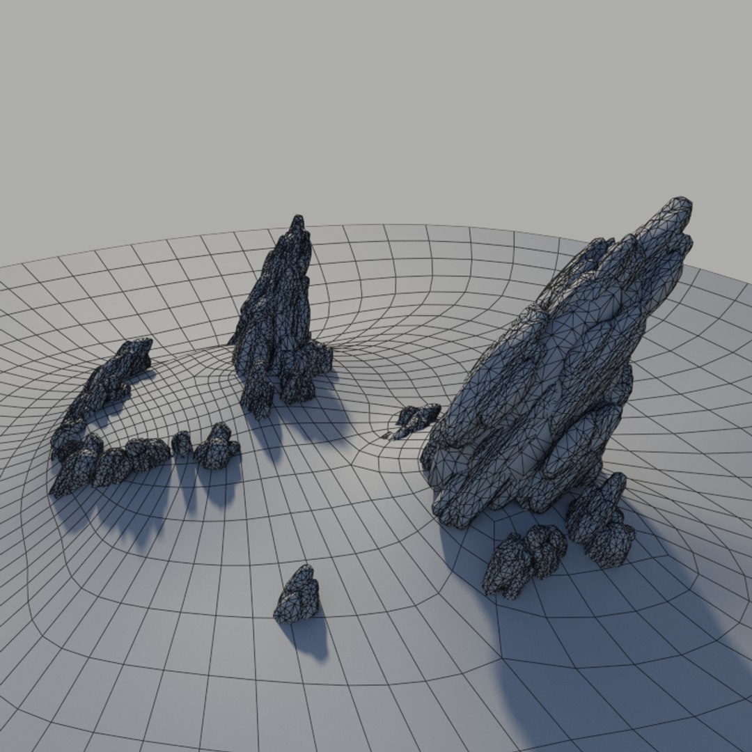3d Alien Rock