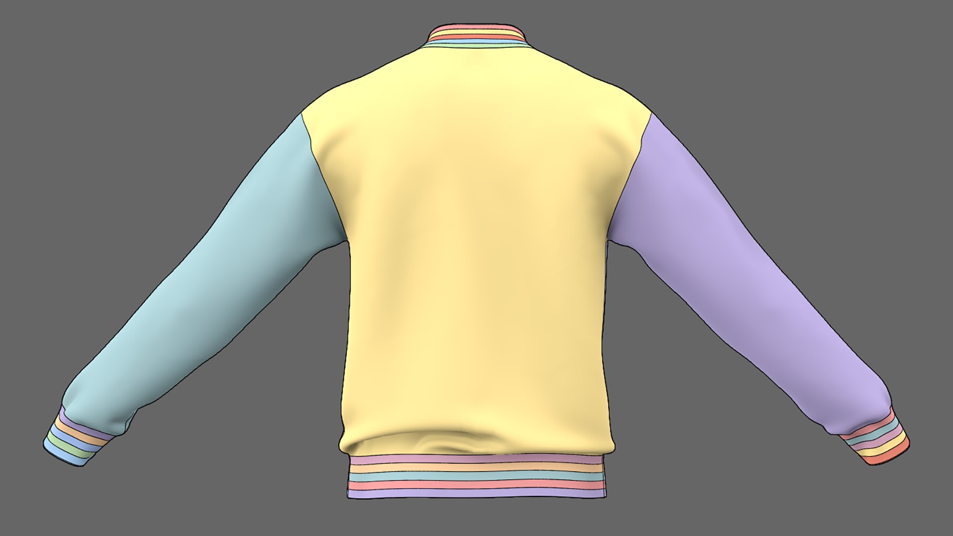 VARSITY JACKET Mv2 Zpac Obj Fbx Highpoly 3D - TurboSquid 2317371