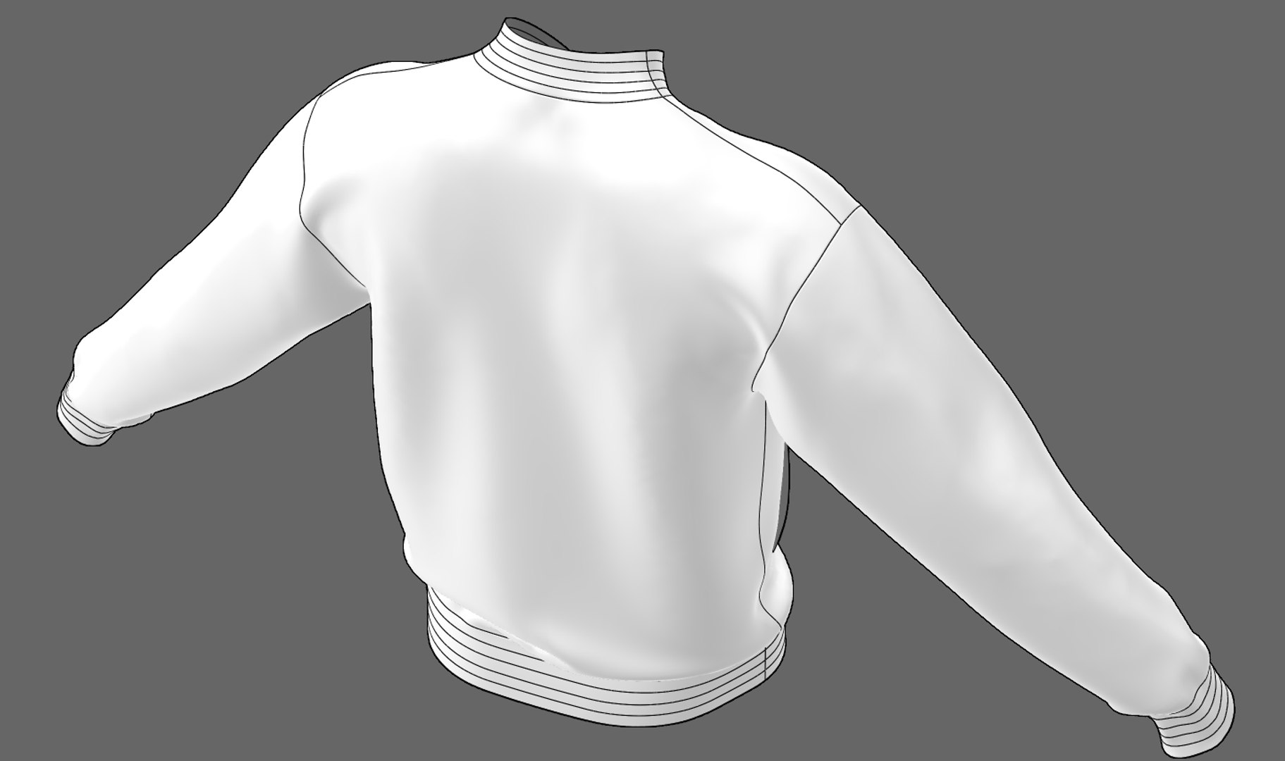 VARSITY JACKET Mv2 Zpac Obj Fbx Highpoly 3D - TurboSquid 2317371