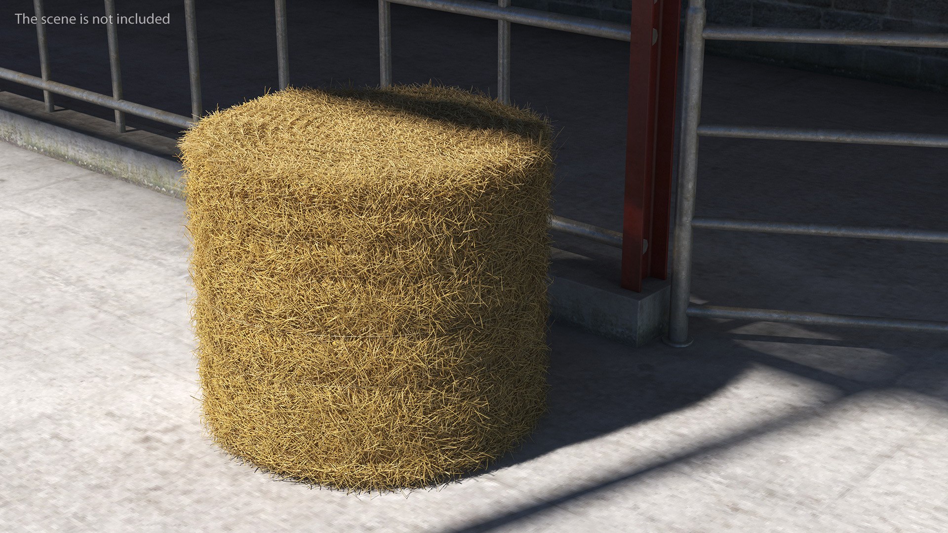 3D Bale Hay Roll - TurboSquid 2152178