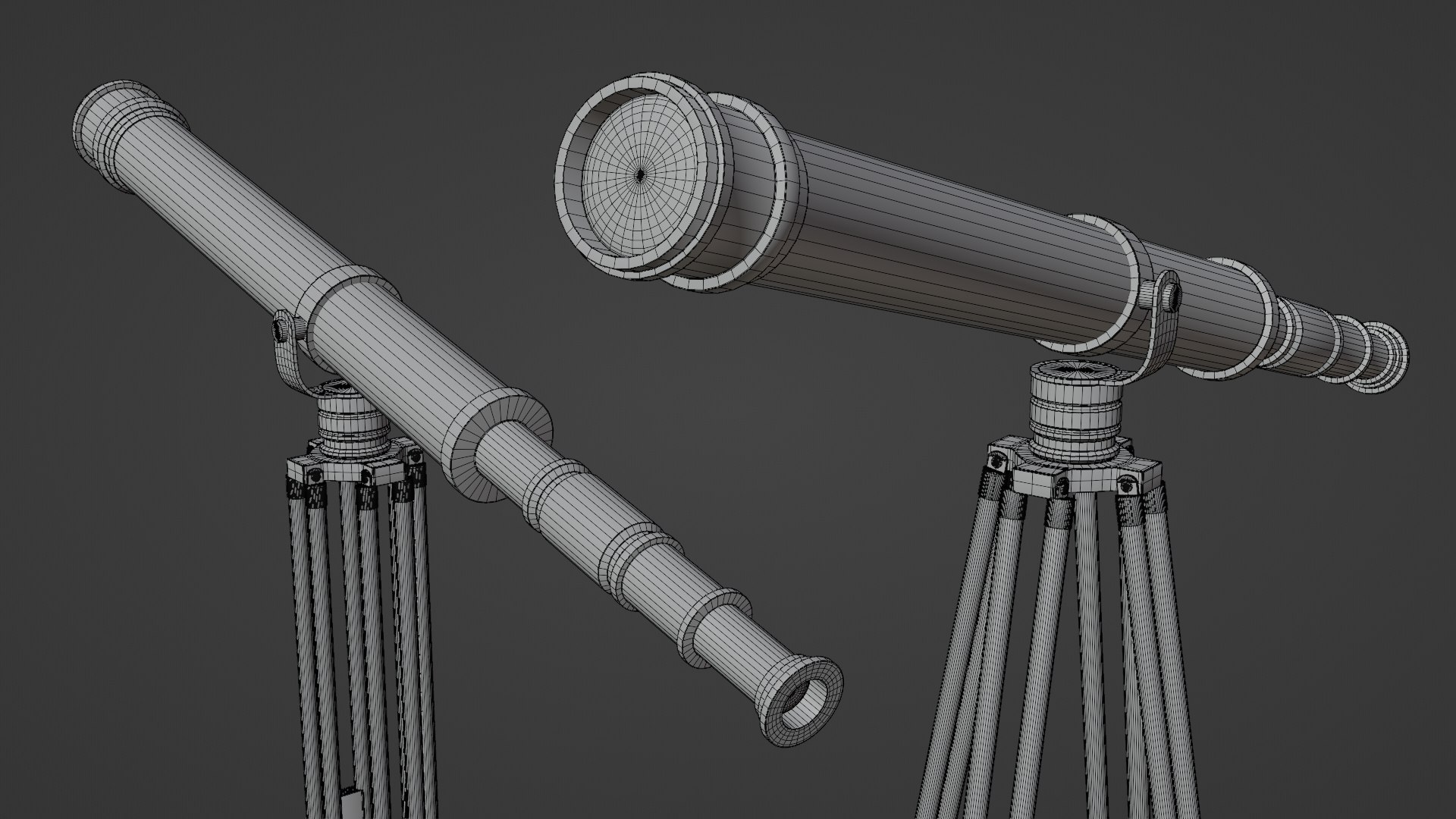 3D Galileo Telescope - TurboSquid 2077249