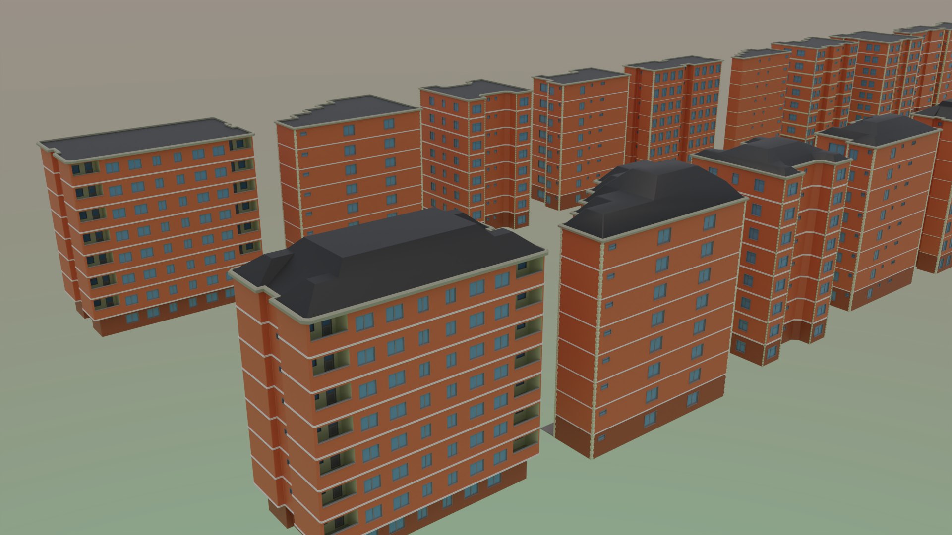 LOW POLY CITY BUILDS - V1 3D Model - TurboSquid 2215601