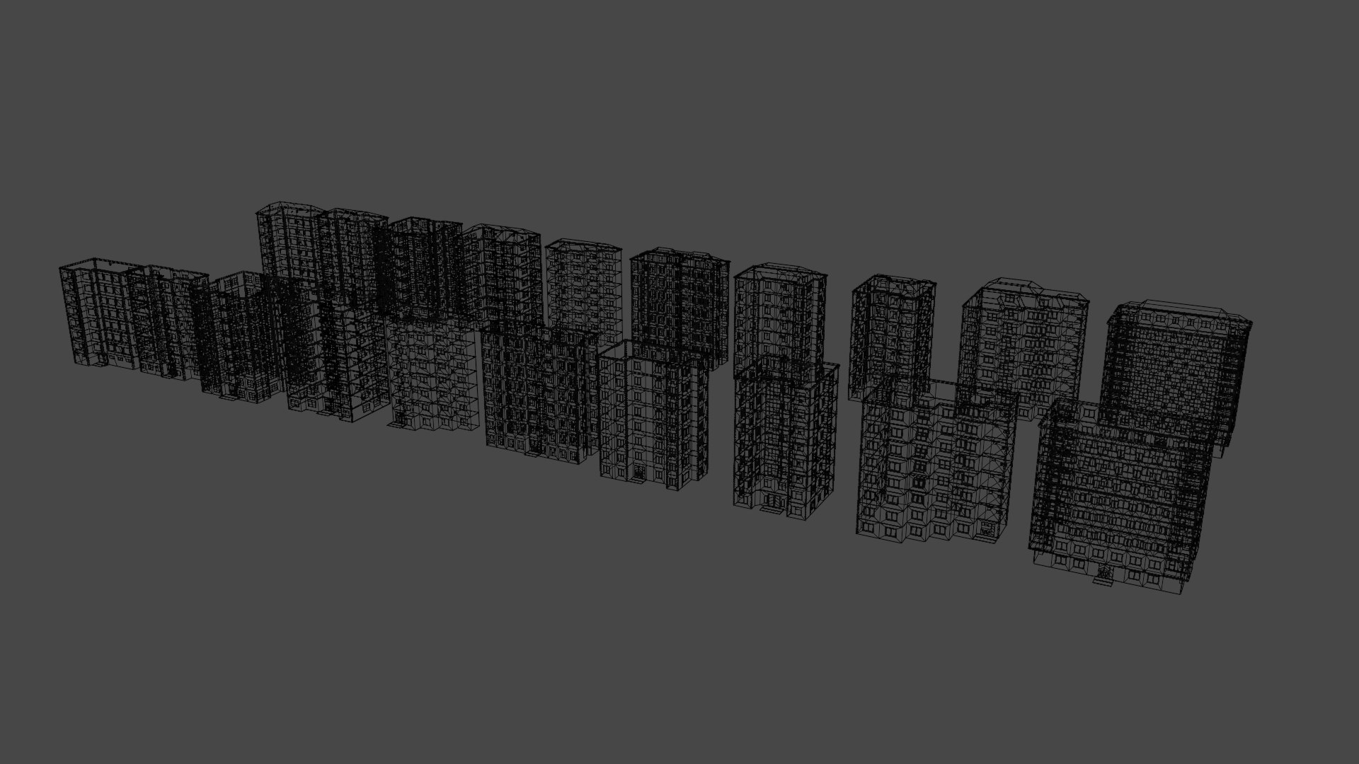 LOW POLY CITY BUILDS - V1 3D Model - TurboSquid 2215601