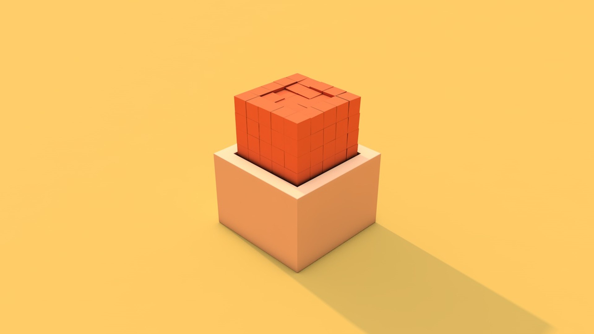 3D Falling Cube Animation - TurboSquid 1544625