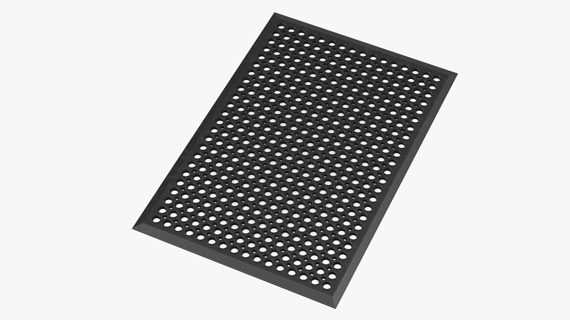 3D Rubber Door Mat Black model - TurboSquid 2071315