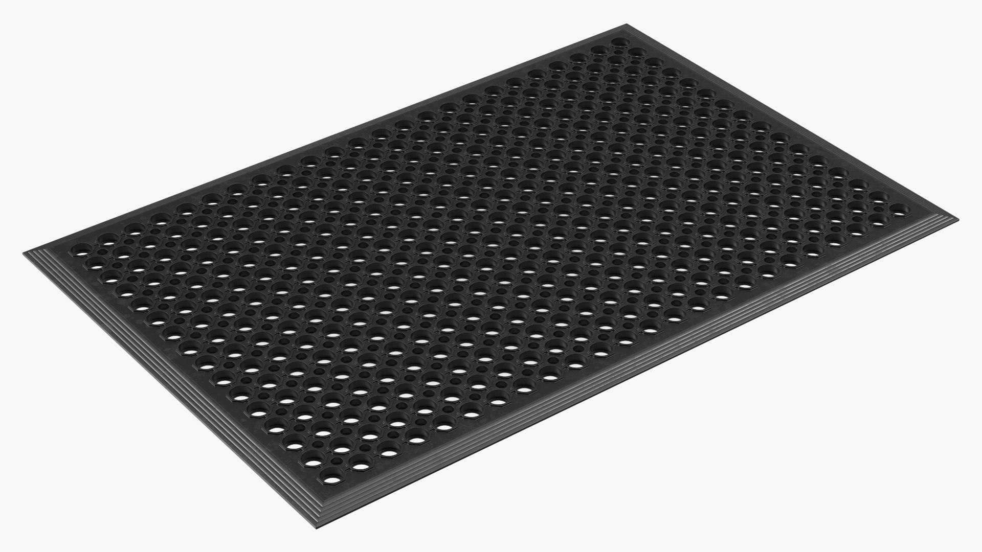 3D Rubber Door Mat Black model - TurboSquid 2071315