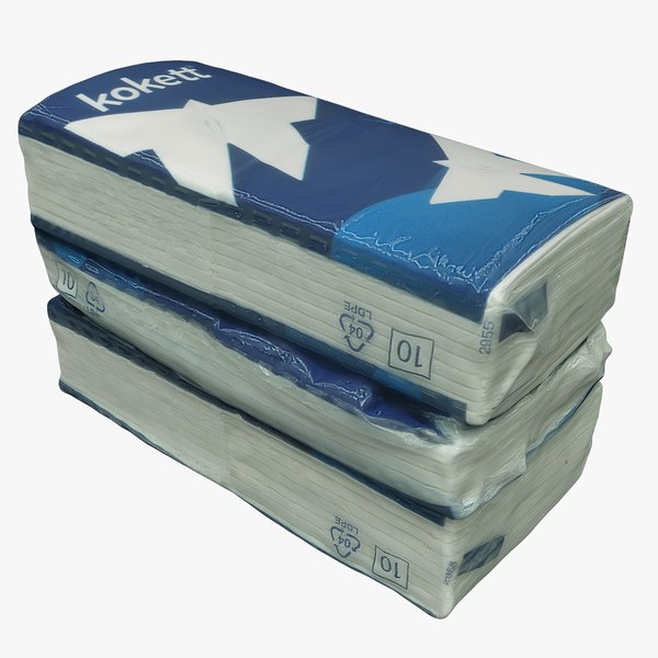 3D Packaging Handkerchiefs 06 - TurboSquid 1729556