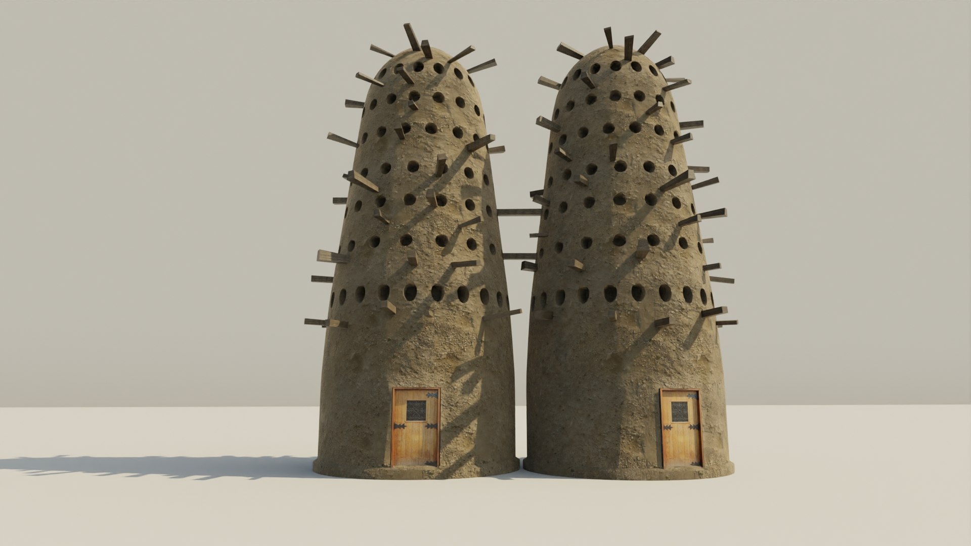 3D Pigeon Tower - TurboSquid 2051884