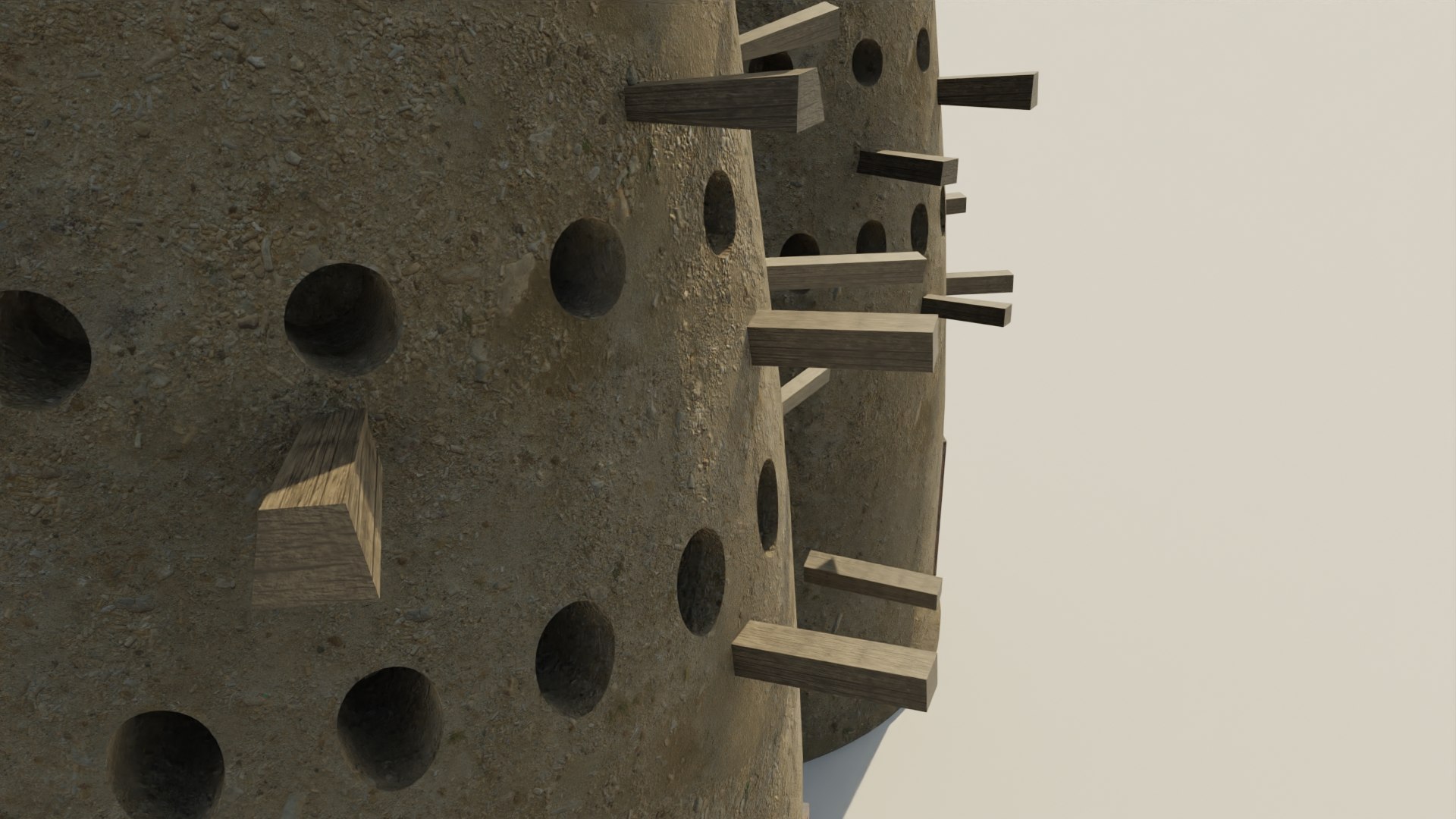 3D Pigeon Tower - TurboSquid 2051884