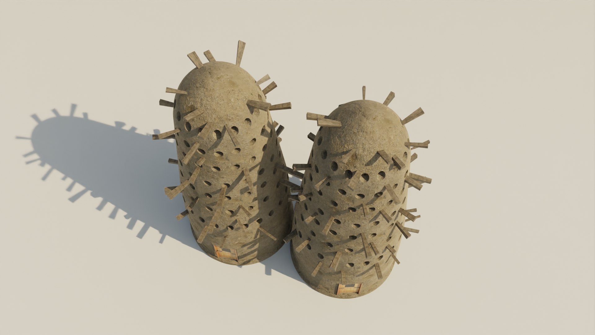 3D Pigeon Tower - TurboSquid 2051884