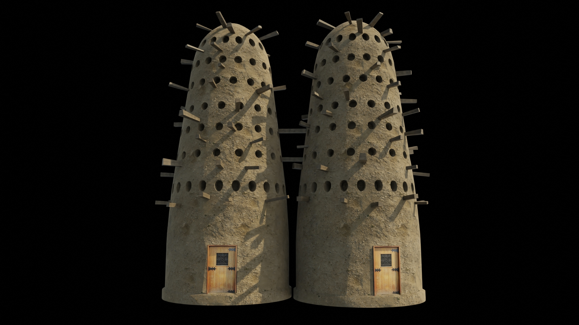 3D Pigeon Tower - TurboSquid 2051884