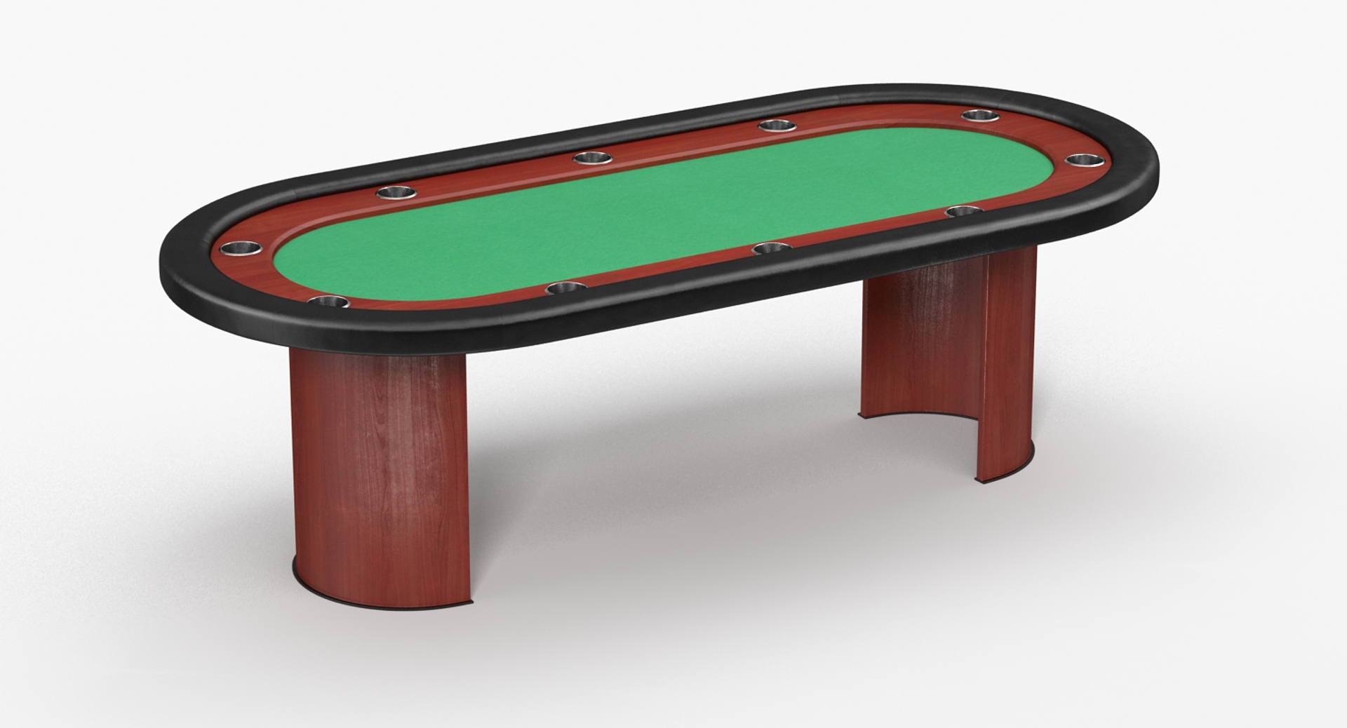 3D Poker Table Model - TurboSquid 1205232