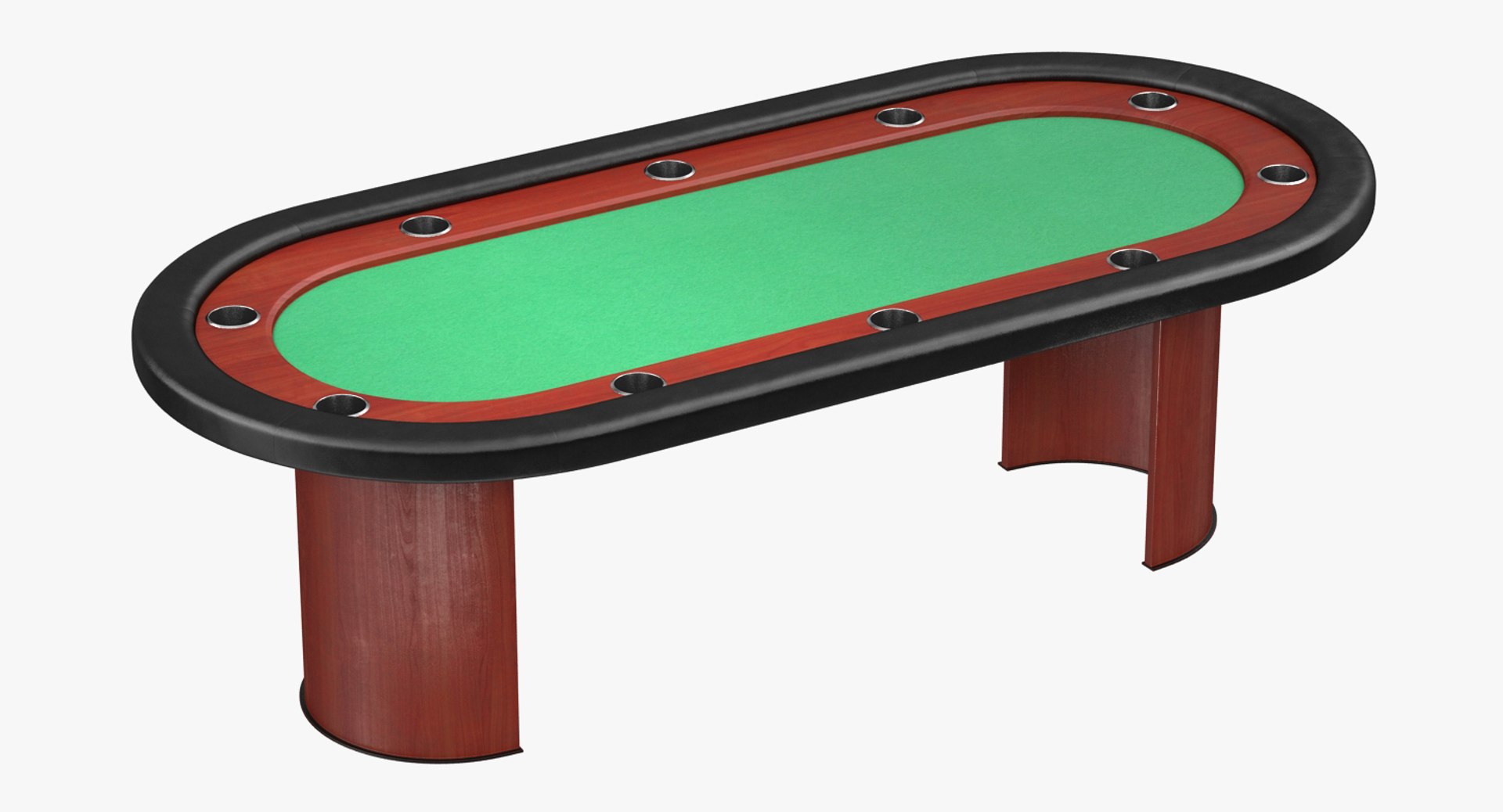 3D Poker Table Model - TurboSquid 1205232