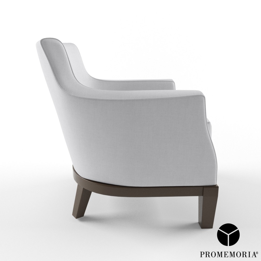 3d model promemoria aziza armchair