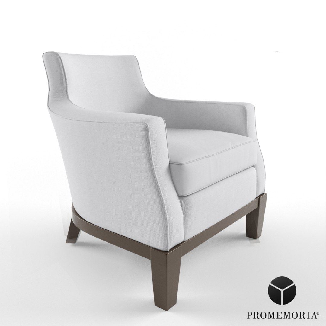 3d model promemoria aziza armchair