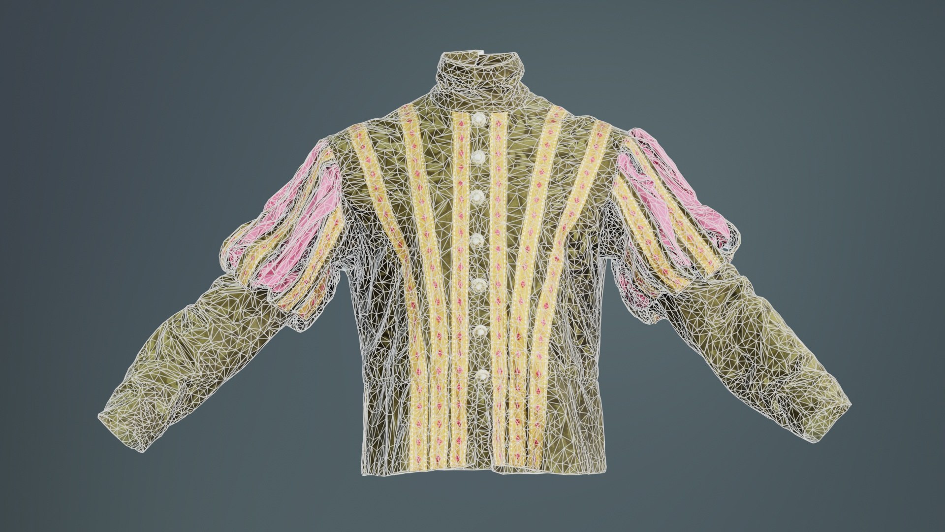 3D Triangle Jacket Remastered Model - TurboSquid 2360225