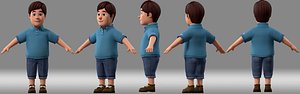 Kid boy child 3D model - TurboSquid 1617923