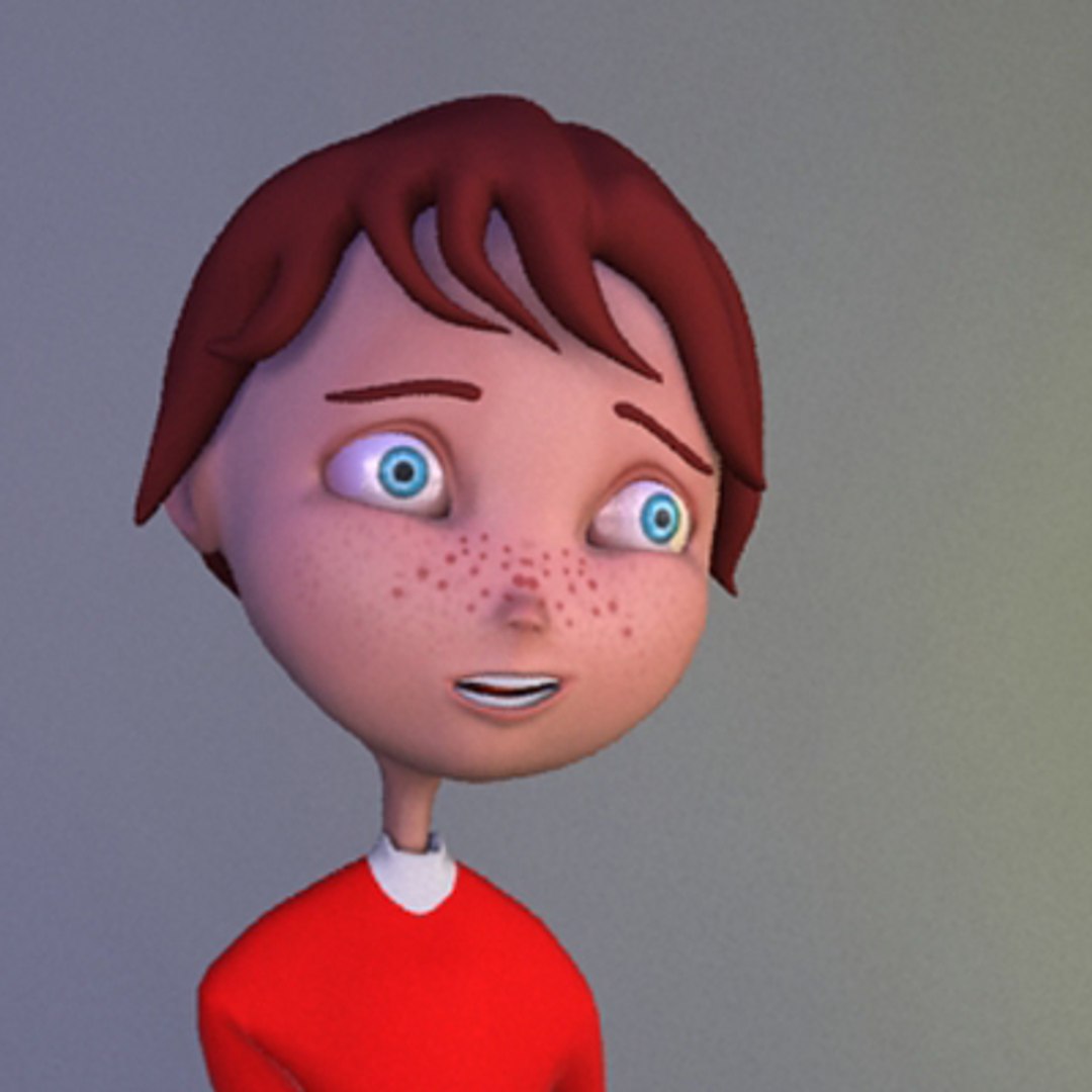 Human Kid Child 3d Model