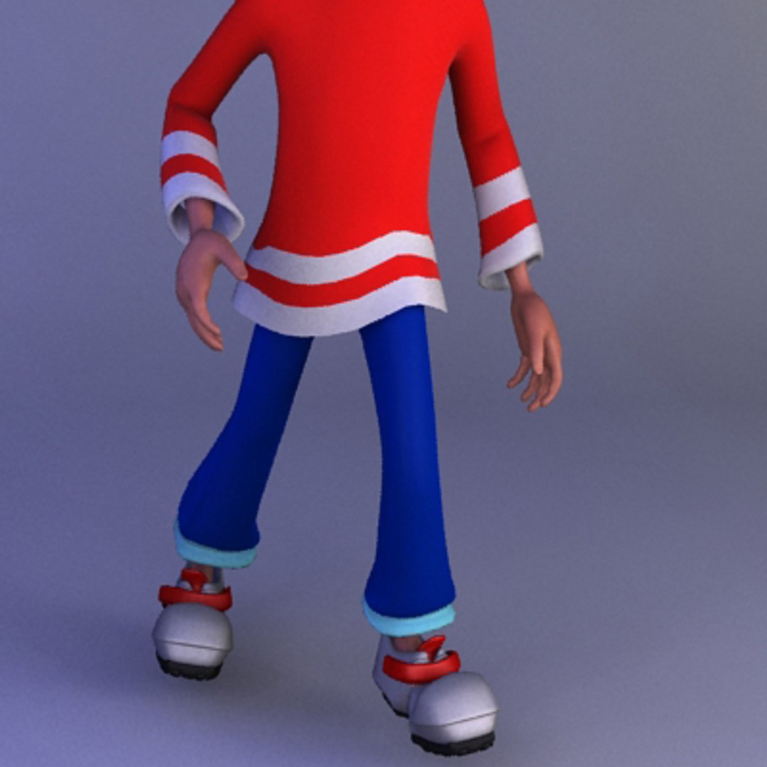Human Kid Child 3d Model