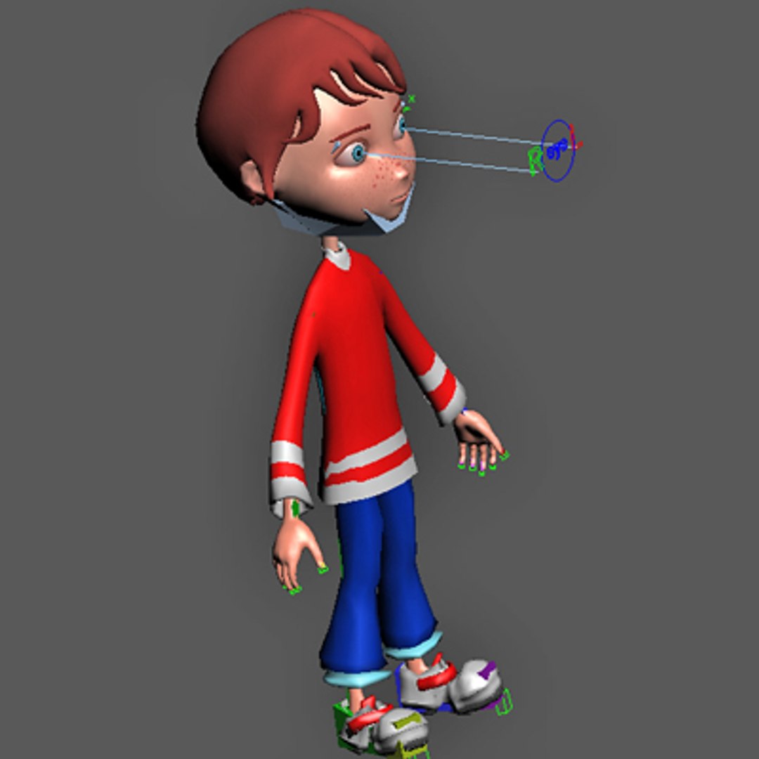 Human Kid Child 3d Model