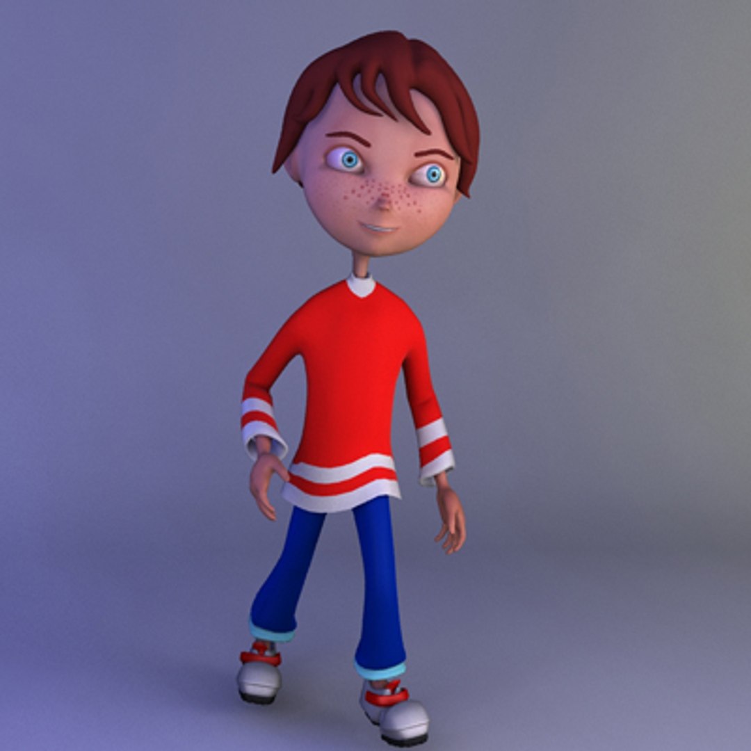 Human Kid Child 3d Model