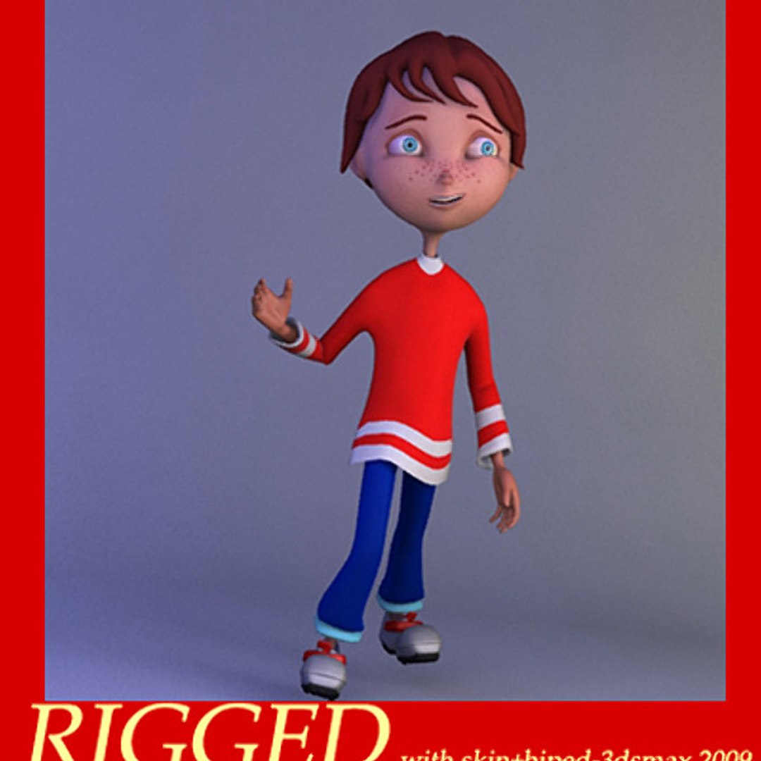 Human Kid Child 3d Model