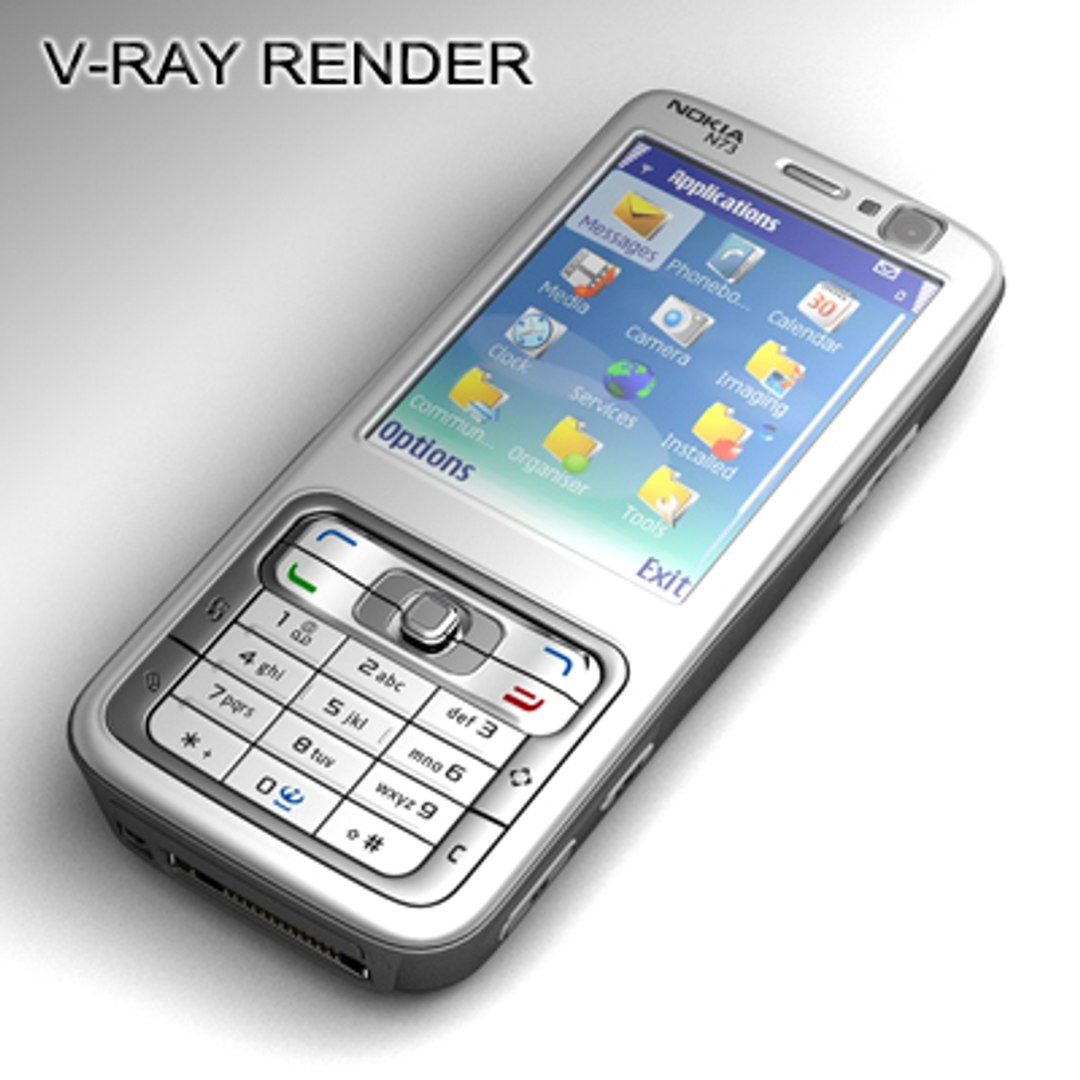 Nokia N73 3d Model