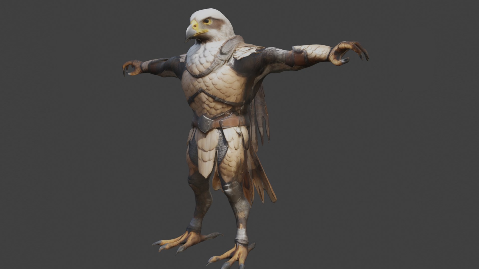 Hawk Man Model - TurboSquid 2330117