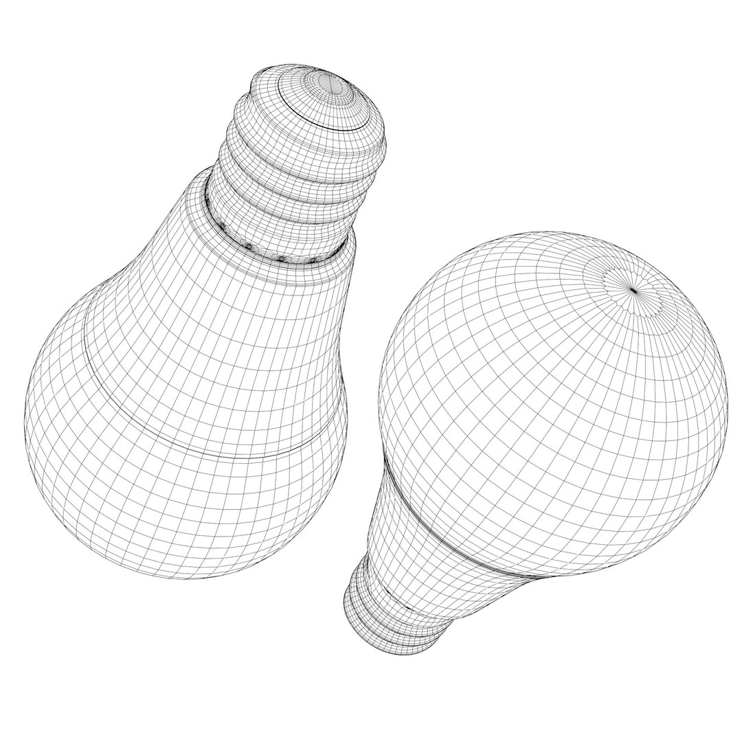 3D Led Lightbulb - TurboSquid 1379270