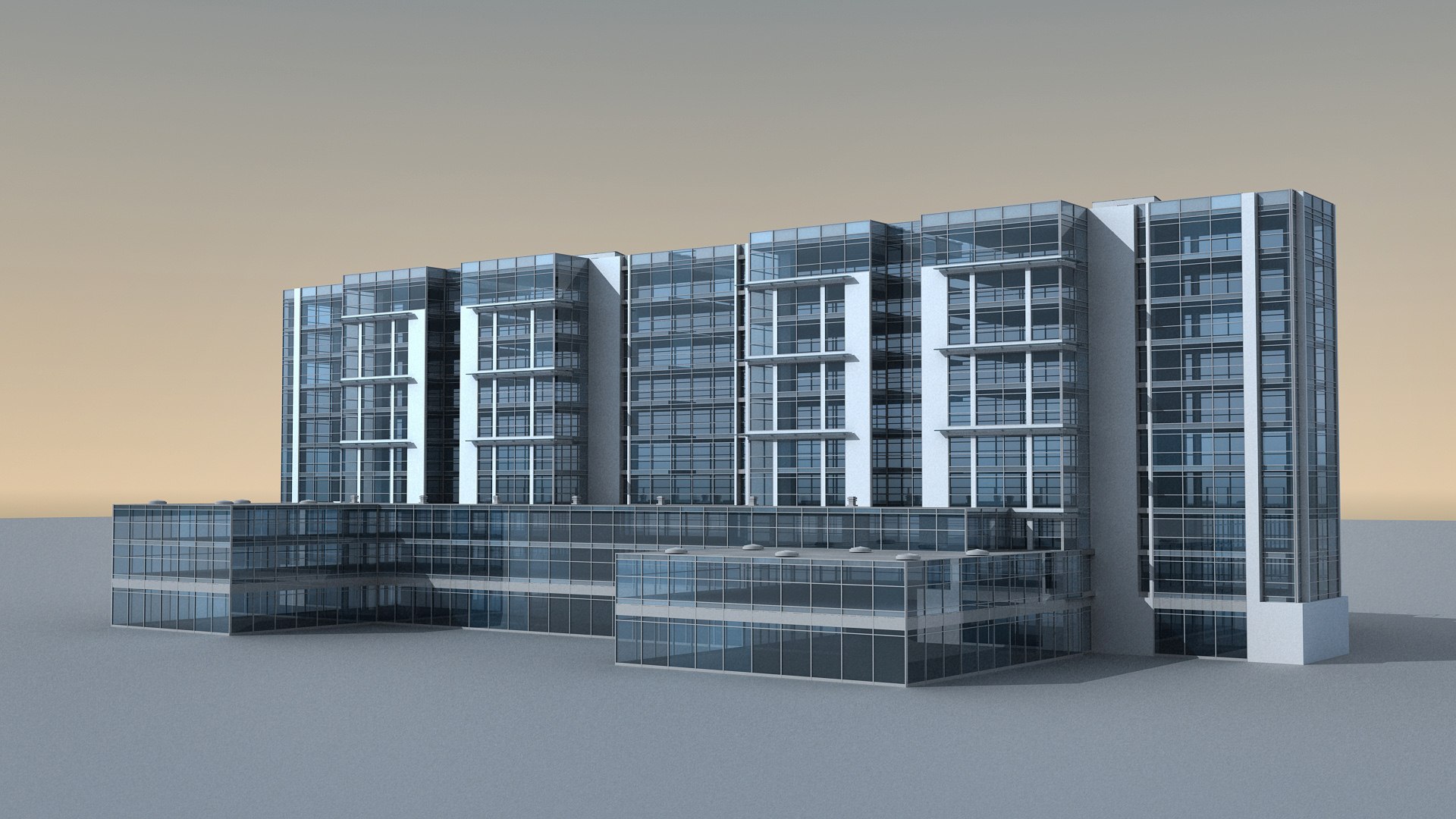 Modern Building 123 3D Model - TurboSquid 1721220