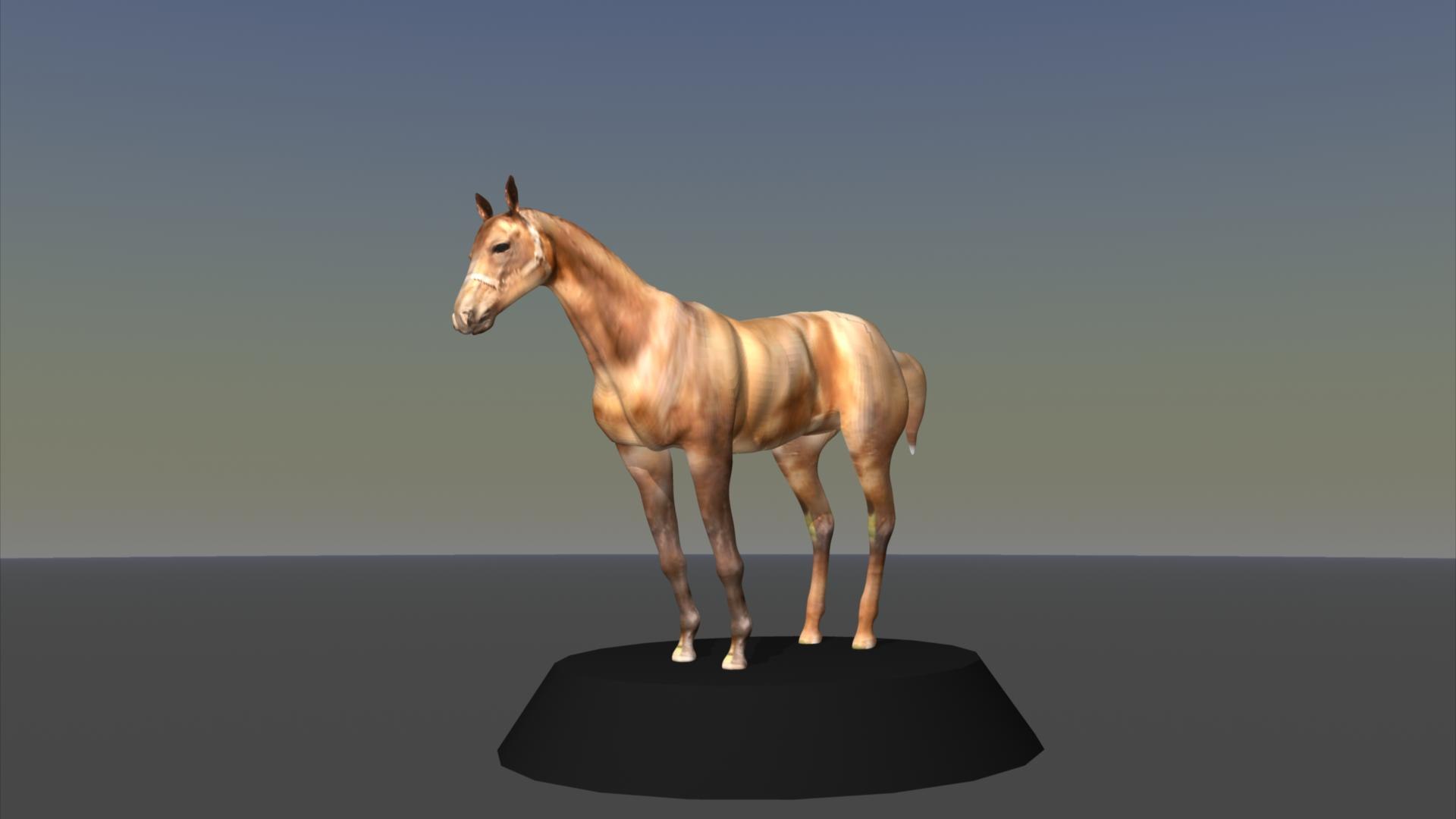 3d Model Horse Ged