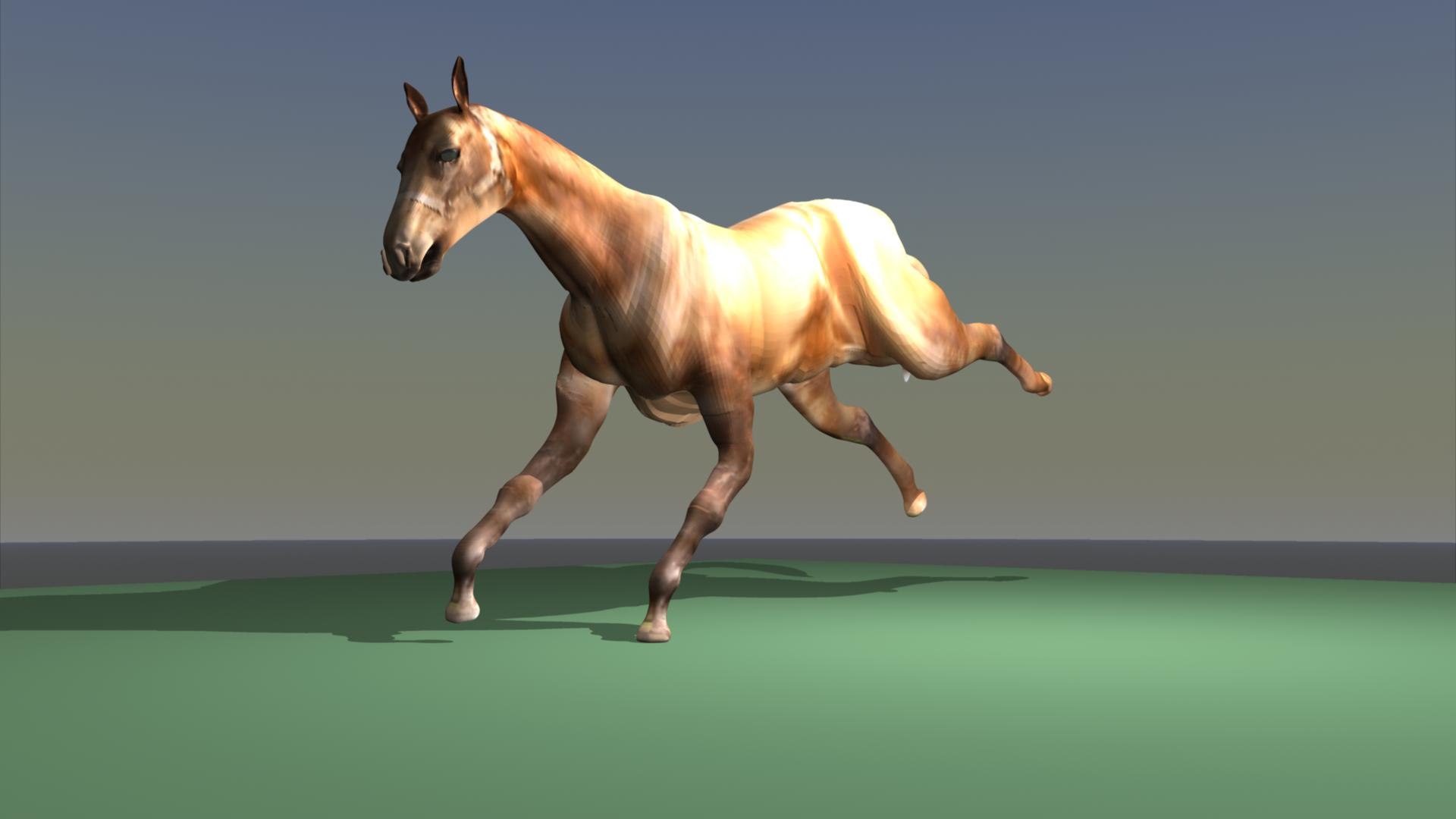 3d Model Horse Ged