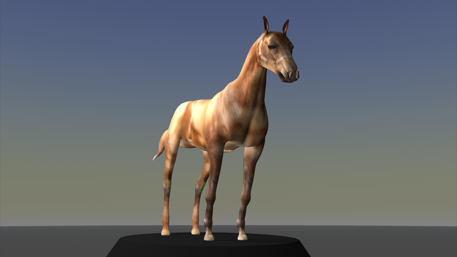 3d Model Horse Ged