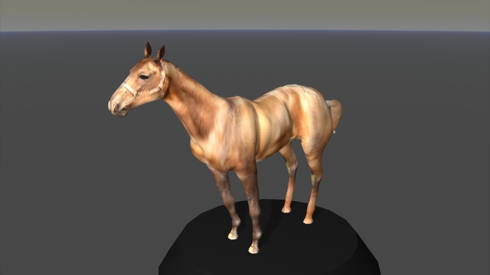 3d Model Horse Ged