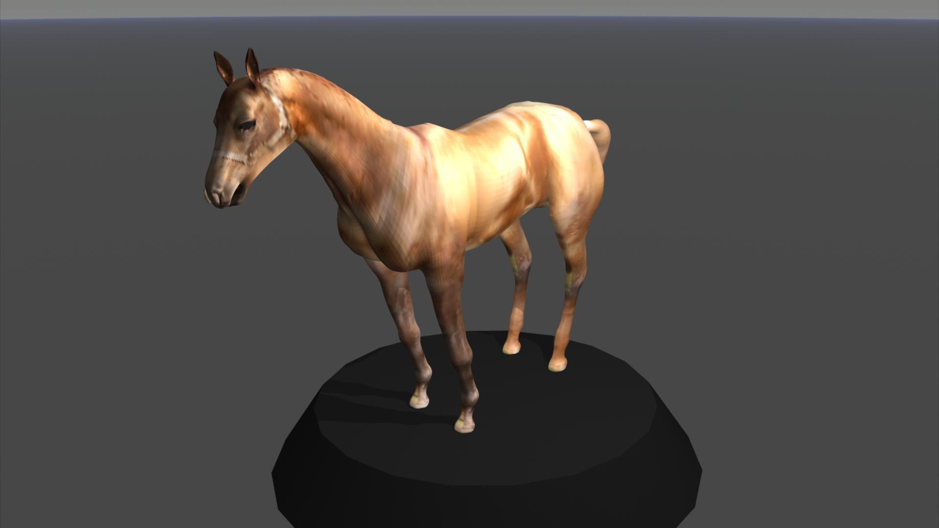 3d Model Horse Ged