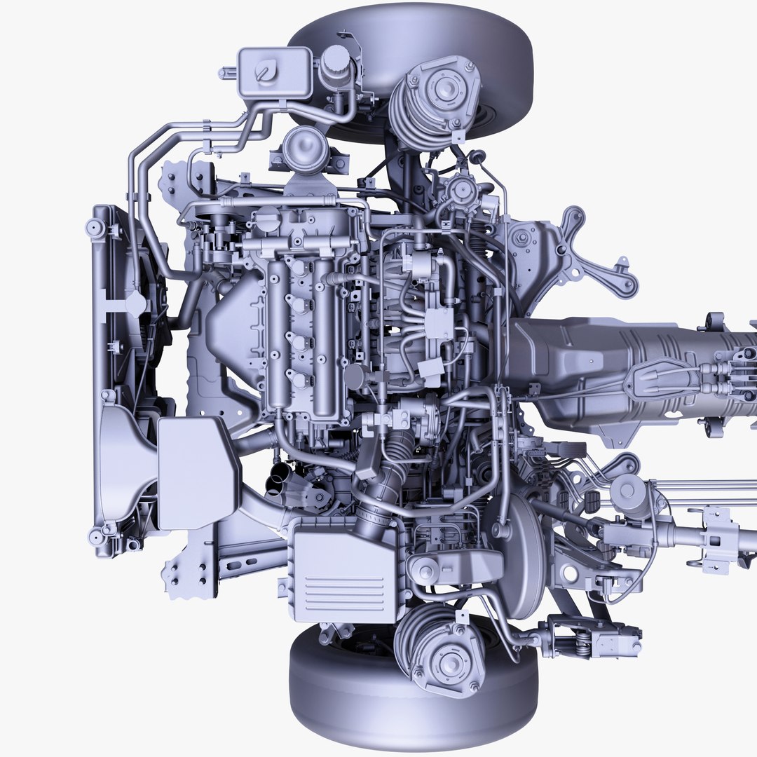 Chassis Car Detailed Model - TurboSquid 2188265
